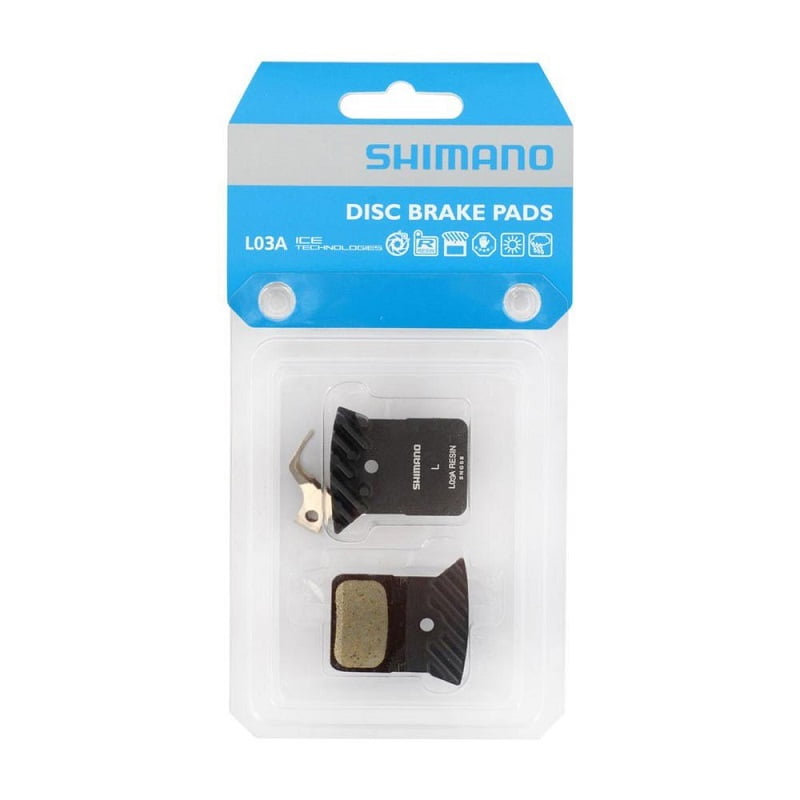 Shimano Brake Pads L03A Resin with Cooling Fins - Ciclobottega Bikeshop