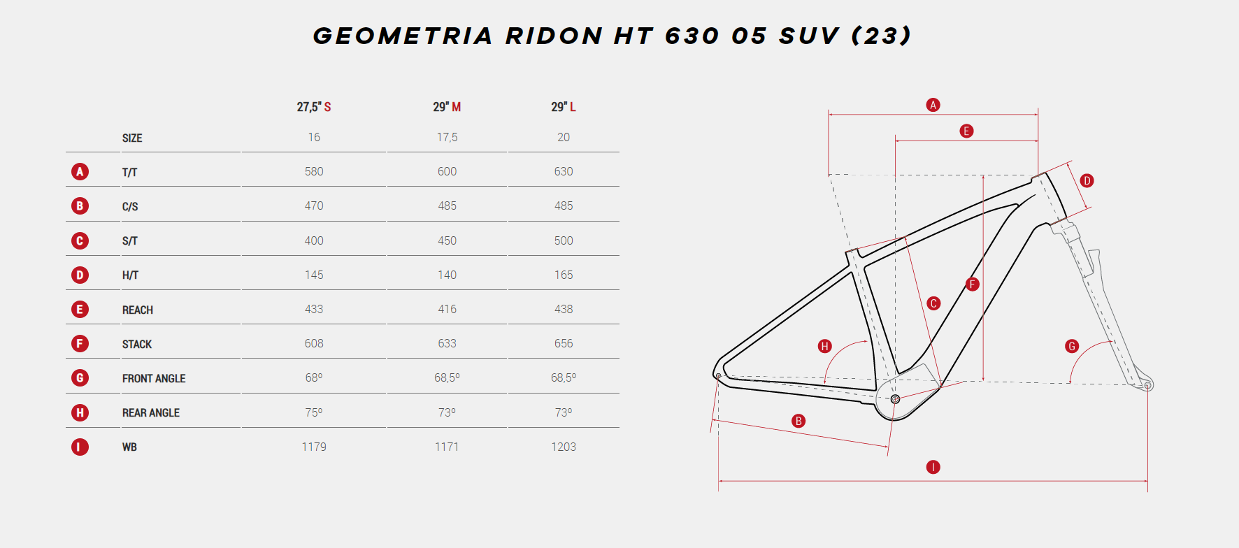 Megamo RIDON HT 630 05 SUV 2023 (Size M, Grey) - Ciclobottega Bikeshop