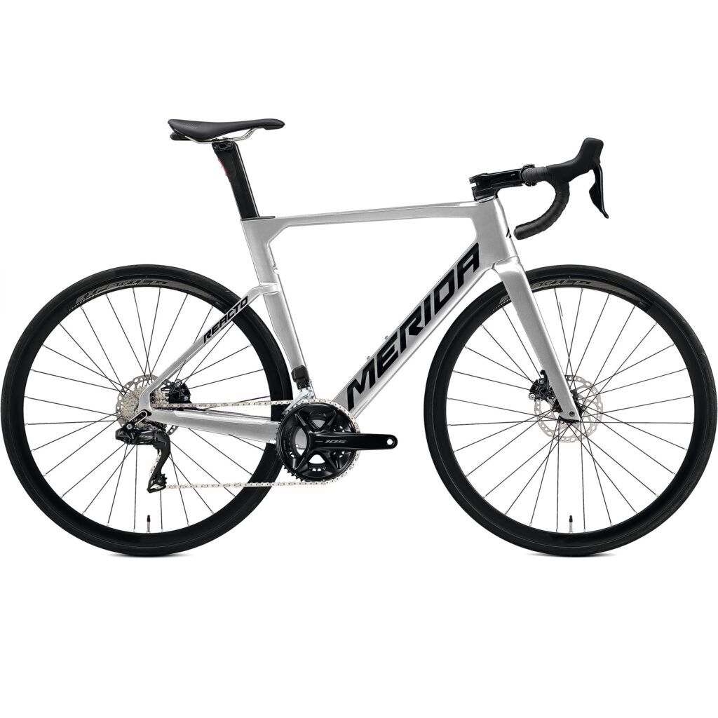 Merida REACTO 6000 105 Di2 2024 (Titan, Taglia M) - Ciclobottega Bikeshop