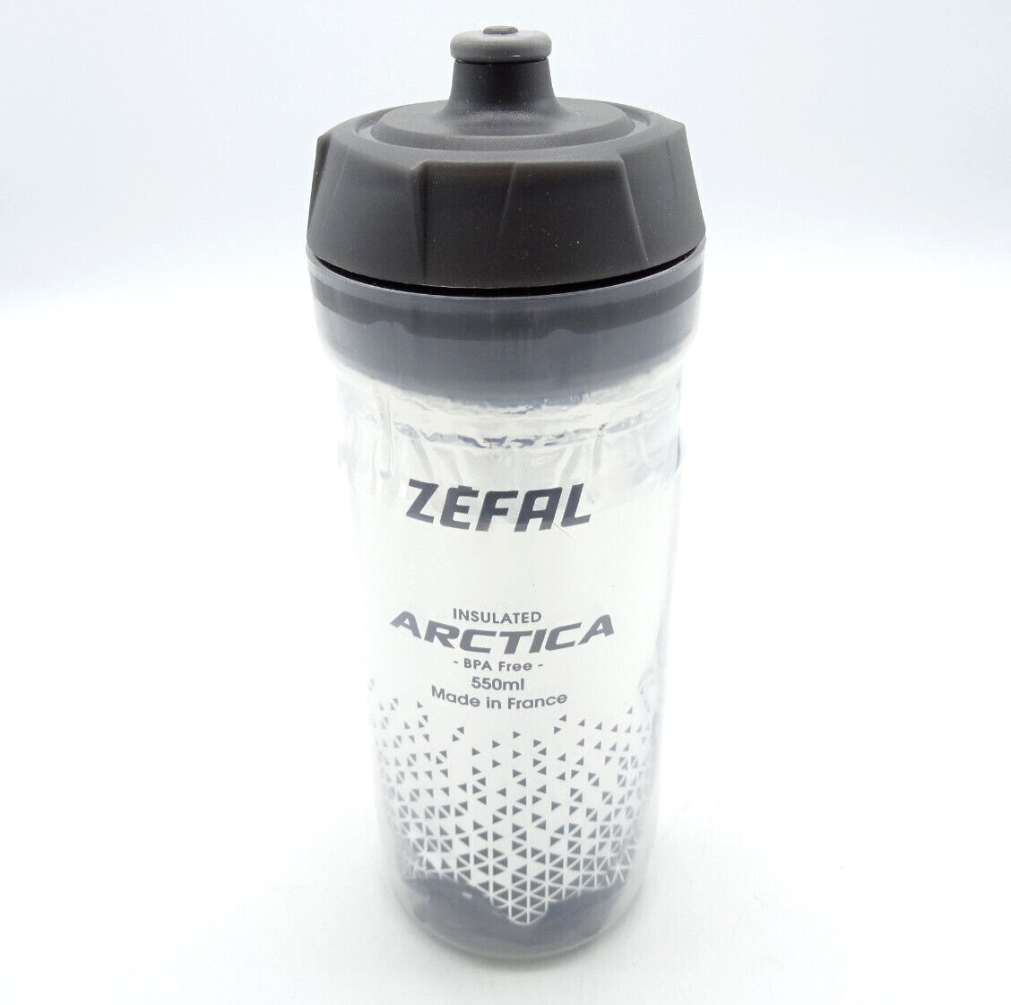 Zefal ARCTICA 550ml Thermal Bottle (grey) - Ciclobottega Bikeshop