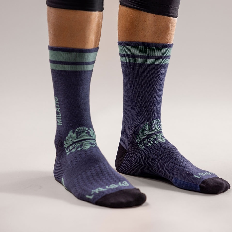 Bianchi Milano INSULATED WINTER SOCKS (Blackberry Celeste ...