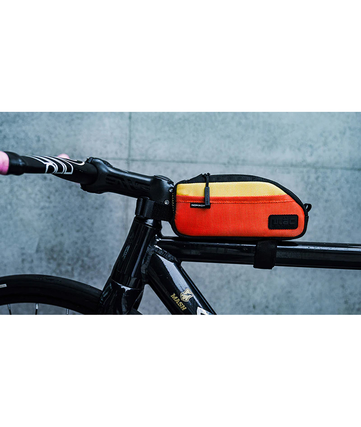 Ulac TREKKING Bolt-On 0.9L (Orange) Top Tube Bag - Ciclobottega Bikeshop